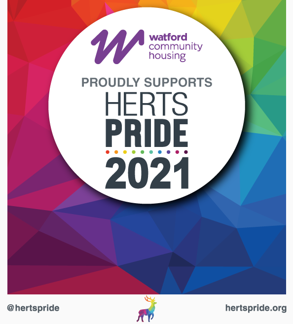 Proud sponsors of Herts Pride 2021! | Watford Community Housing